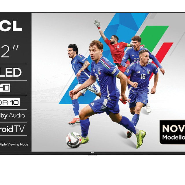 TV 32" TCL 32S49K TVC QLED 32 HD SMART ANDROID SAT T2 HEVC